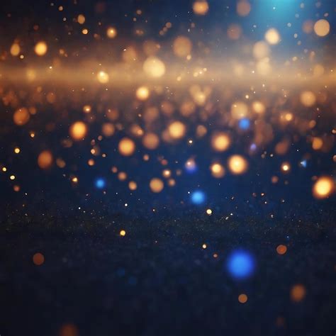 Premium Photo Dark Blue Abstract Animation Background With Moving And Flicker Particles Form