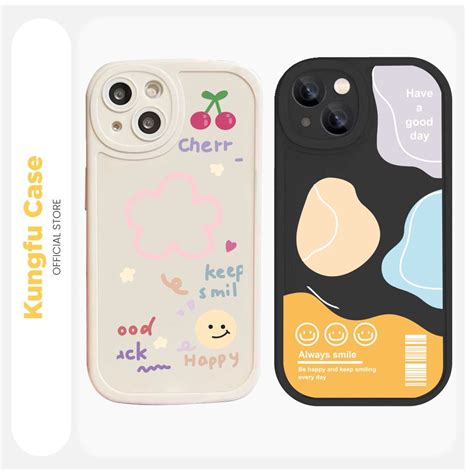 Jual Kung Fu Case Casing Softcase Silikon Bulat Simple Cover Iphone 6 6S 7 Plus Xr Xs Max 11