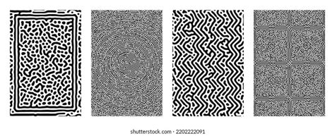 Vector Abstract Background Bio Diffusion Turing Stock Vector Royalty