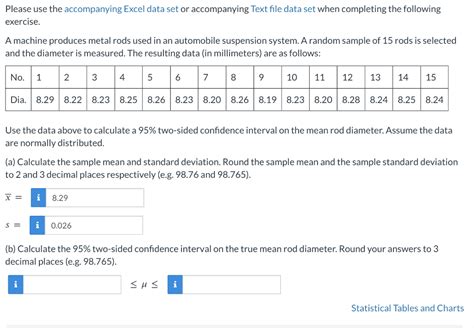 Solved Please Use The Accompanying Excel Data Set Or