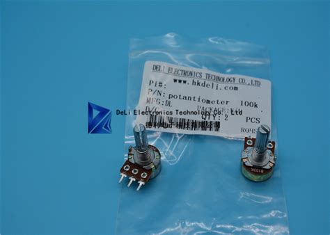 2k 100k ohm potentiometer push button on off switch pot linear shaft