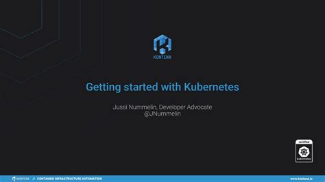 geting started with kubernetes speaker deck