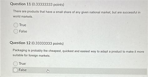 Solved Question 11 033333333 ﻿pointsthere Are Products