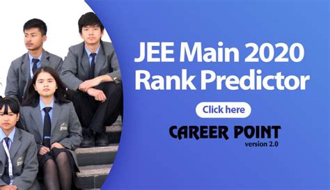 JEE Main 2020 Rank Predictor By Career Point Career Point Blog