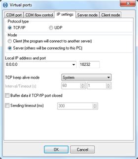 Screenshots TCP Bridge