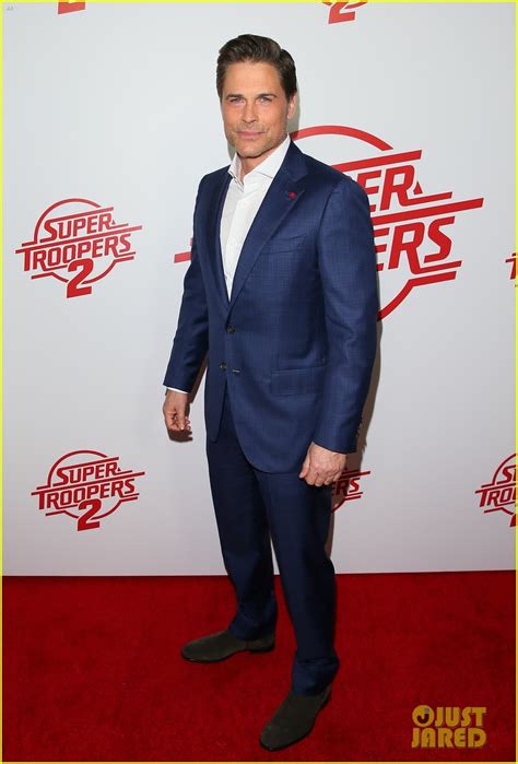 Photo Rob Lowe Emmanuelle Chriqui Step Out For Super Troopers 2