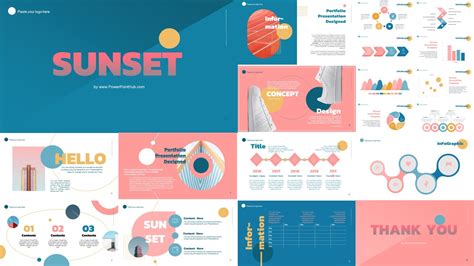Sunset Powerpoint Template Powerpoint Hub
