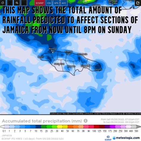 Weather Jamaica The Ecmwf And Gfs Supercomputer Models Are