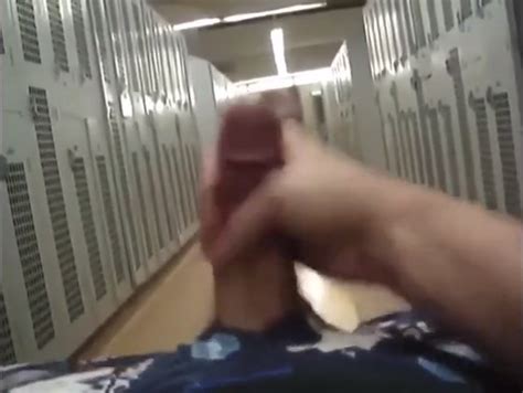 Public Locker Room Jerk Off