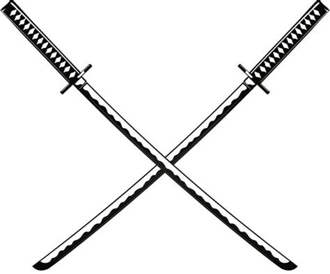 Clip Art Of A Two Swords Crossing Illustrations Royalty Free Vector
