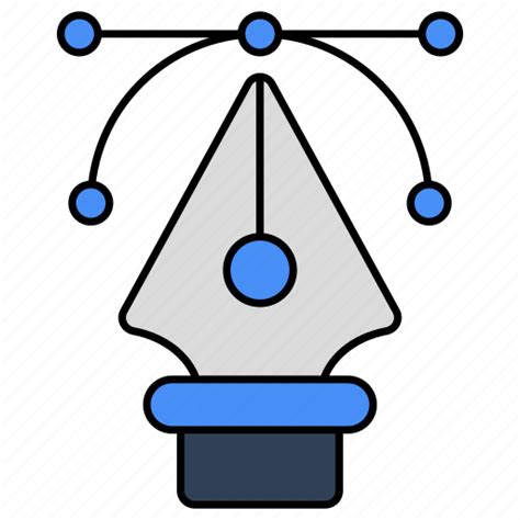 Bezier Tool Design Tool Graphic Design Pen Tool Photoshop Tool Icon