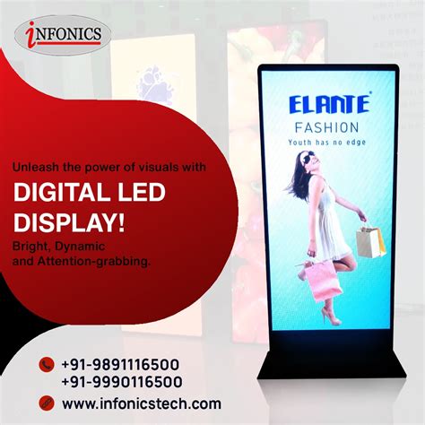 Digital Led Standees Unless The Infonics Technologies