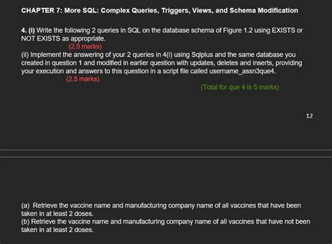Solved Chapter 7 More Sql Complex Queries Triggers