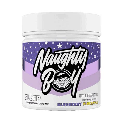 Naughty Boy Sleep 30 Servings Blueberry Pineapple Uncle Gym