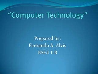 Computer Technology PPTX