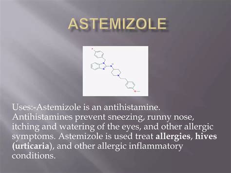 Anti Histamine Drug Ppt