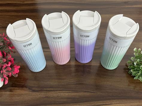 Reusable Coffee Cups Vacuum Flask Leakproof Tumbler Coffee Mug With Bpa Free Easy Clean