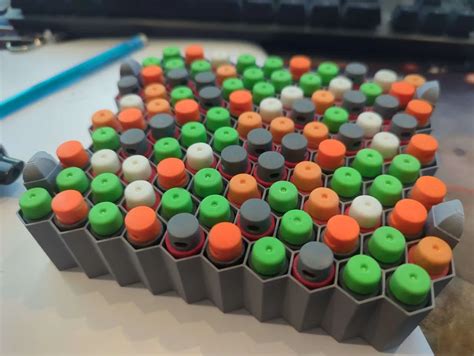 100 Short Dart Hex Storage By Antaganizer Download Free Stl Model