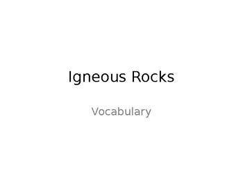Igneous Rocks Powerpoint By Sheepy Dreams Tpt