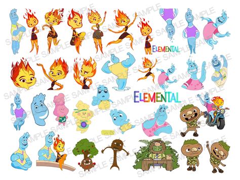 Elemental Svg Elemental Digital Elemental Printable Elemental Png Cricut Cut Files Bundle