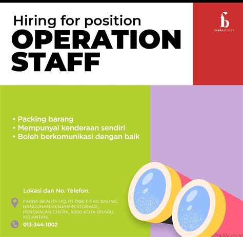 Jawatan Kosong Di Farra Beauty