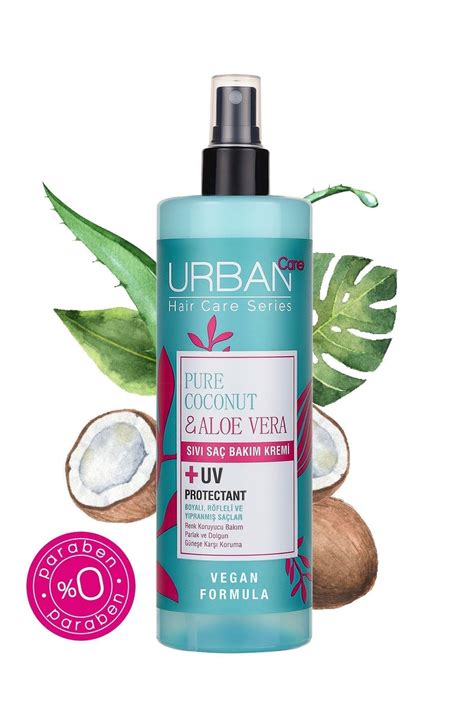 Urban Care Pure Coconut Aloe Vera Boyalı Saçlar Özel Renk Koruyucu Sıvı Saç Bakım Kremi Ml