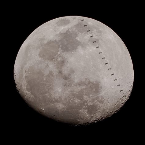 Olympus Photographer Shoot The Space Station Passing The Moon 43 Rumors