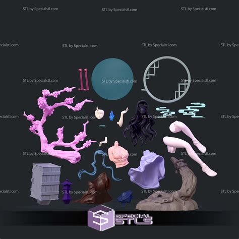 Nezuko Cherry Blossom 3d Printer Files Specialstl