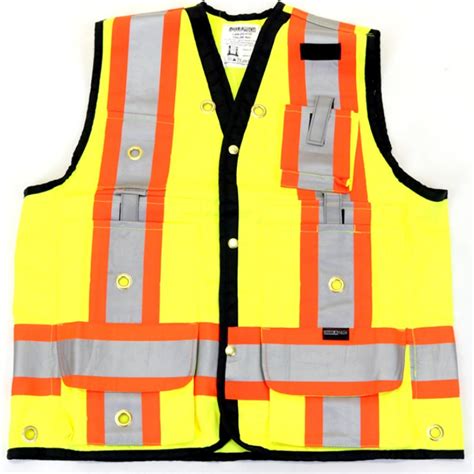 Cansel Duratech Vest Construction Lime 4XL