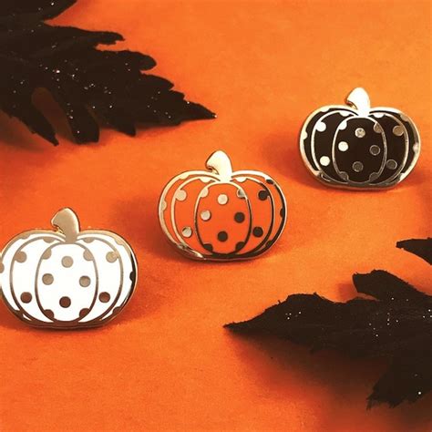 Halloween Pumpkin Pins Etsy