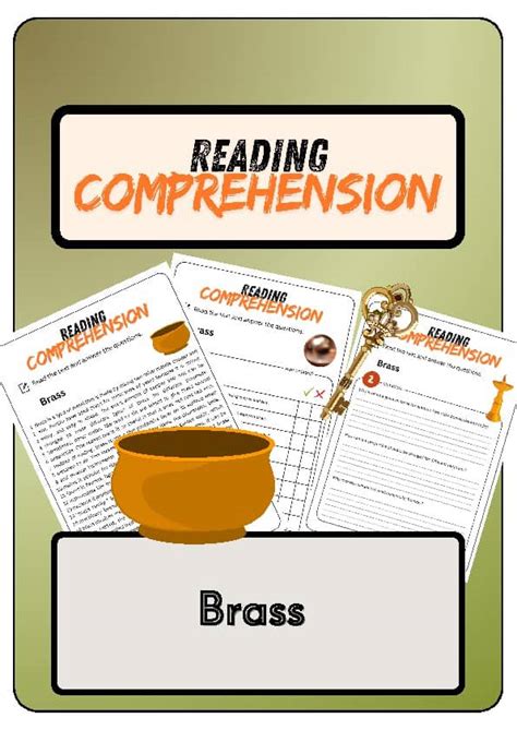 reading comprehension brass solutions by learnplanet tpt