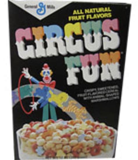 Circus Fun Cereal 1986 Rthe1980s
