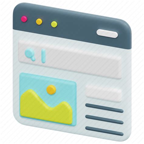 Web Design Ux Ui Website 3d Icon Download On Iconfinder