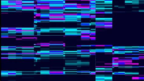 Hacked Computer Screen Glitch Effect Error Templates Distortion Lines