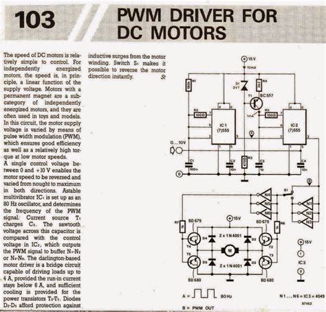 Pwm Motor Speed Controller Circuit At Shawna Baker Blog