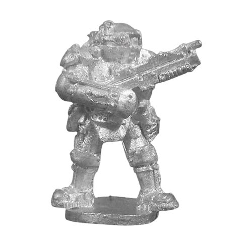Cybertech Bunkerbreakers With Autogun Standing Scifi Miniature