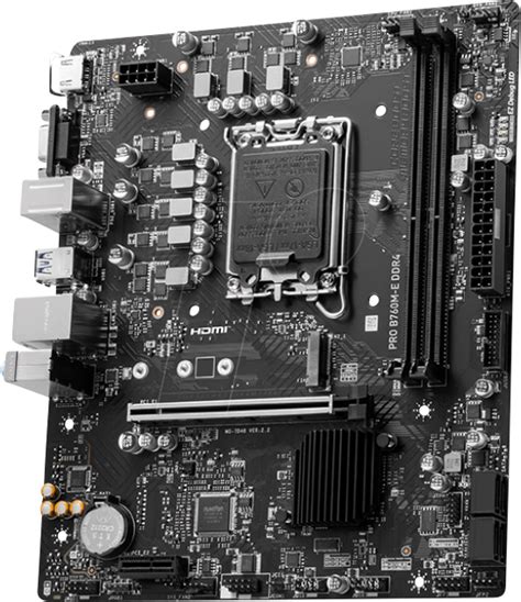 Msi 7d48 008r Msi Pro B760m E Ddr4 1700 Bei Reichelt Elektronik