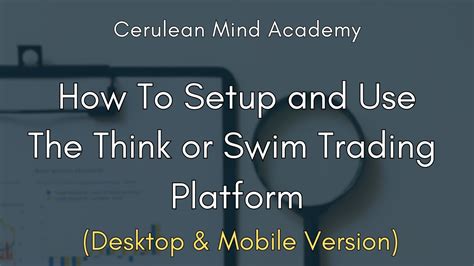 How To Setup And Use The Think Or Swim Trading Platform 2024 YouTube