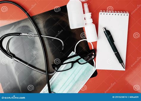 X Ray Of The Lungs X Ray Film Of The Patient Medical Concept Stock