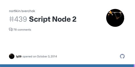 Script Node Issue Nortikin Sverchok GitHub