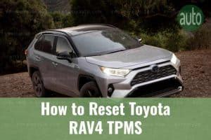 How To Reset Toyota RAV4 TPMS Know My Auto