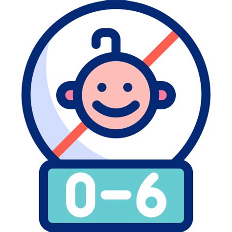 Age Restriction Basic Accent Lineal Color Icon