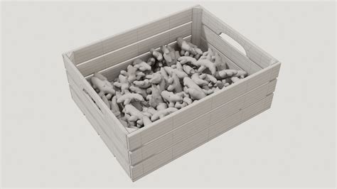 Turmeric Crates 3d Model Cgtrader