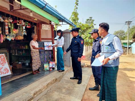 နတ်မောက်မြို့နယ်အတွင်းရှိ ကျေးရွာများအရောက် သဘာဝဘေးအန္တရာယ် ကြိုတင်ကာက