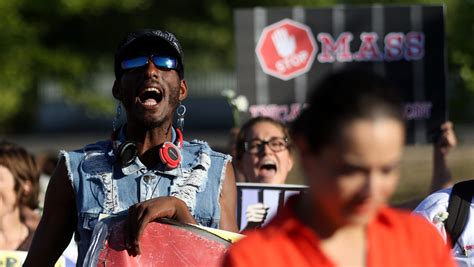 People Protest Outside State Penitentiary To End Institutional Racism