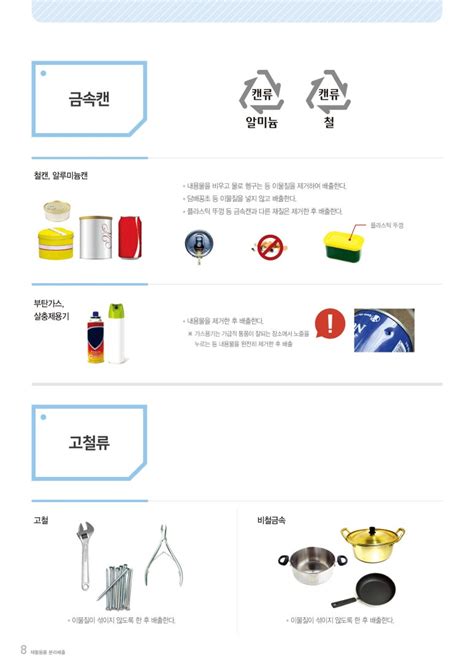 자원 재활용 방법 쓰레기 분리배출 실과교육 학교교육 환경부 분리배출 가이드라인 네이버 블로그