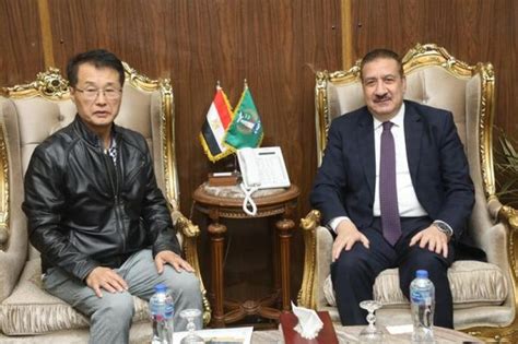 محافظ المنوفية يستقبل وفد من الاستشاريين الكوريين لبحث سبل التعاون فى