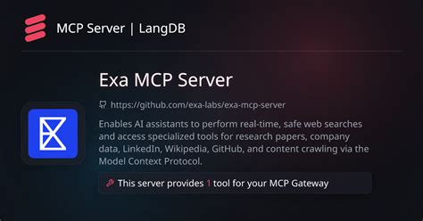 Exa Mcp Server Langdb
