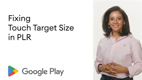 Fixing Touch Target Size In PLR YouTube
