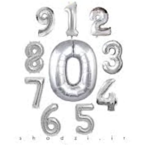 خرید و قیمت بادکنک فویلی عدد نقره ای 32اینچ از غرفه لوازم قنادی و تولد گلستان شادی